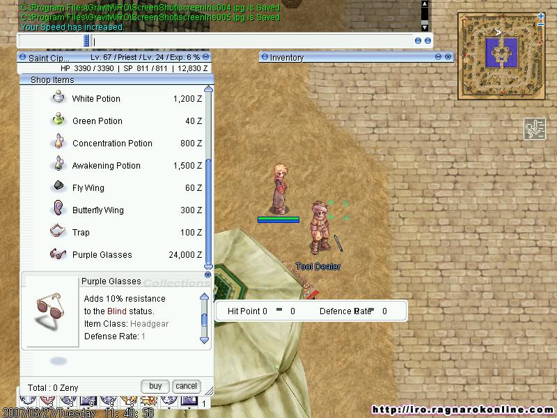 Beginner's Ragnarok: Headgear:Glasses